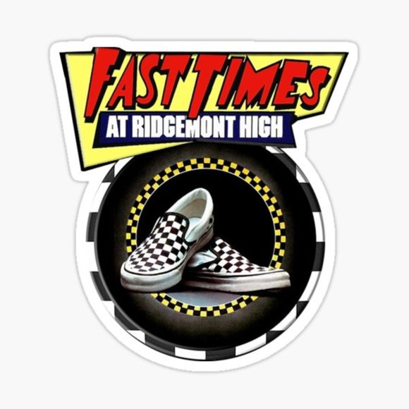 Vans | Shoes | Nwt Vans Fast Times At Ridgemont High Slipons | Poshmark